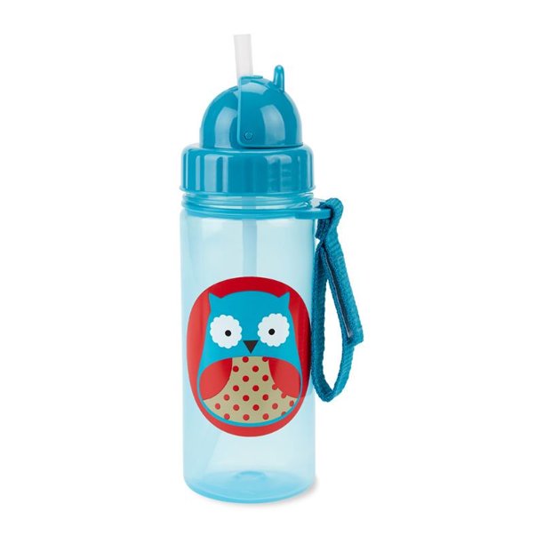 Vaso y Botella de paja del zoológico Buho Celeste | Lider