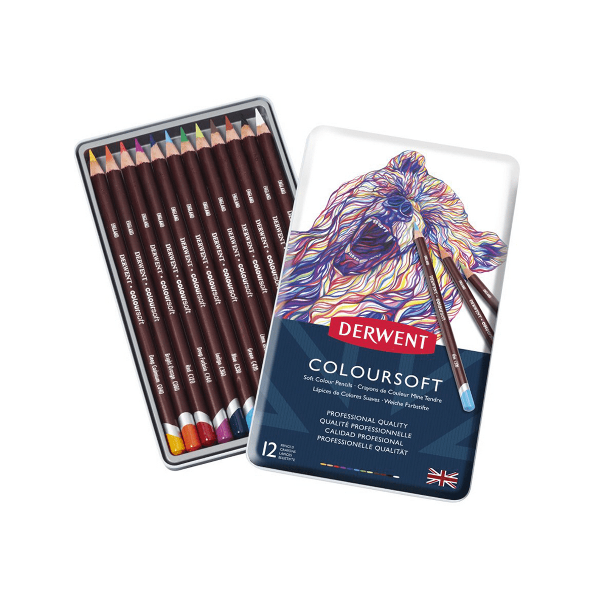 Lápices De Colores Coloursoft Derwent Set 12 | Lider