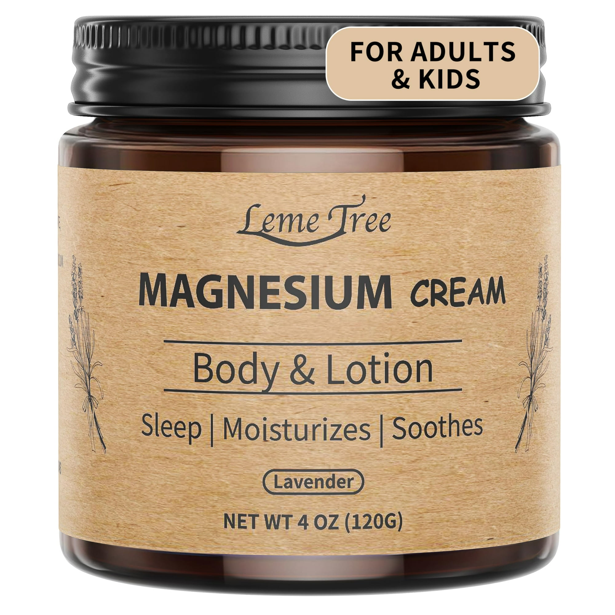 Crema de magnesio LeMetree Deep Sleep 120 ml con aroma a lavanda | Lider