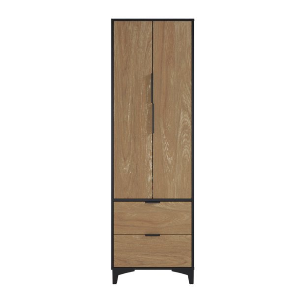 Closet Mood 2P2C Color Negro / Madera | Lider