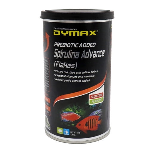 Dymax spirulina advance flakes 50g espirulina premium peces | Lider