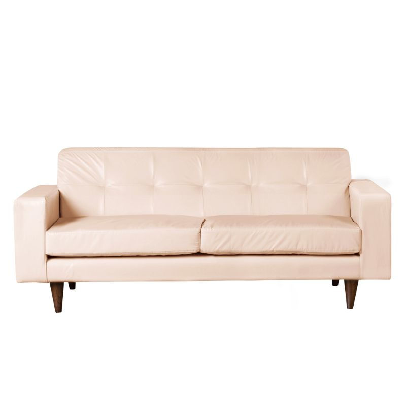Sofá Salerno 3C Tela Pu Beige | Lider