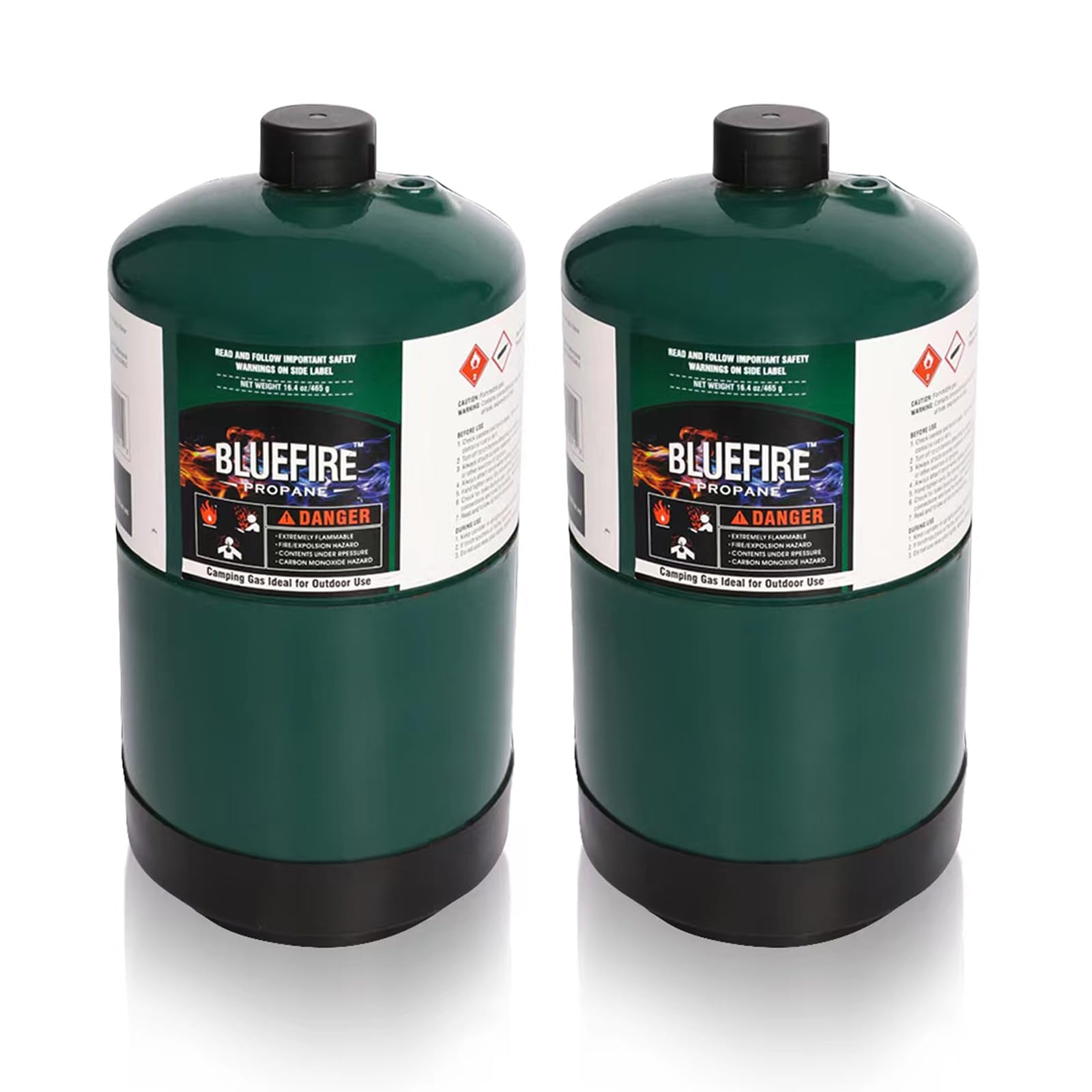 Tanque de propano BLUEFIRE (2) bombonas de gas para acampar de 500 ml ...