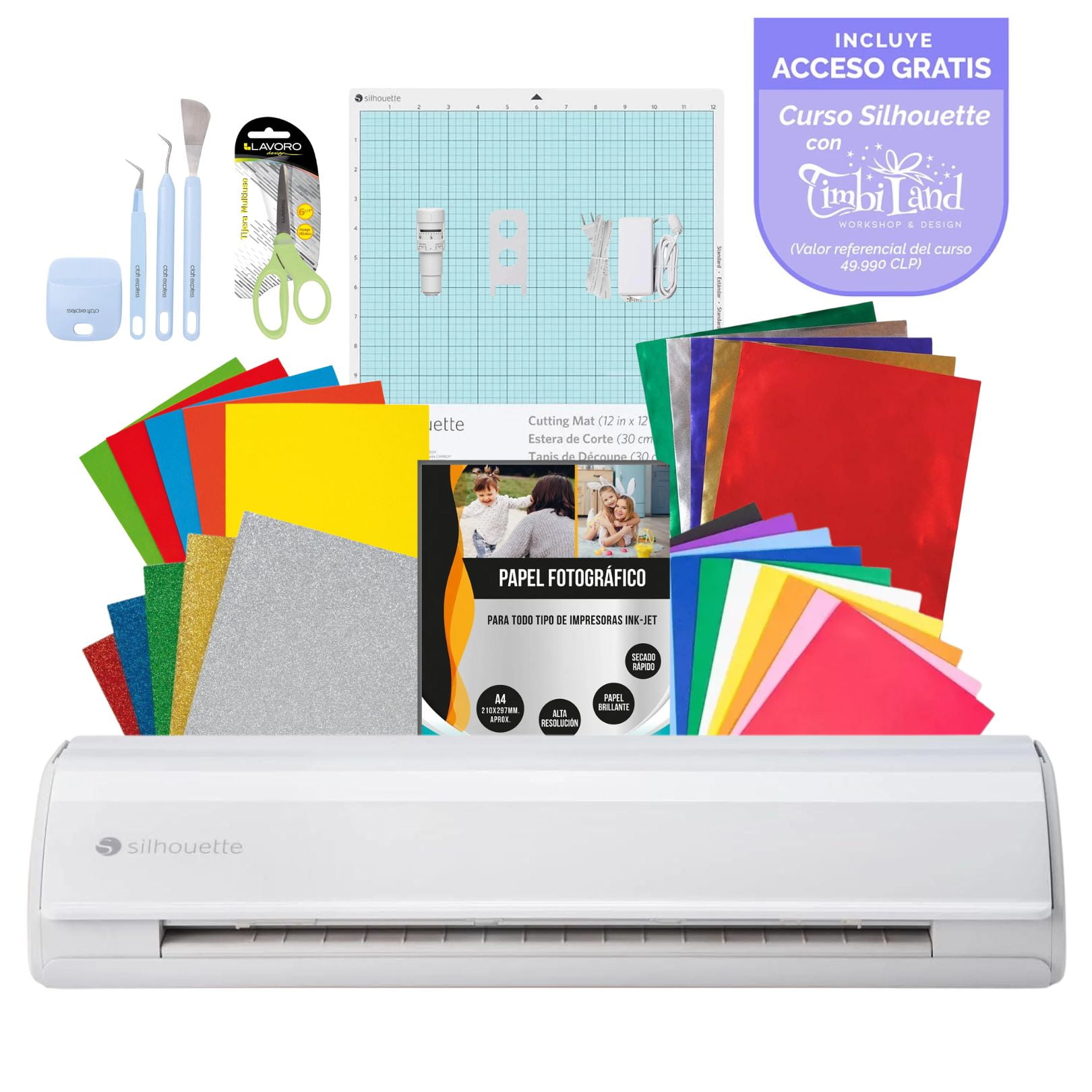 Kit Papeleria Full Cameo 5 Blanca | Lider