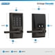 Cerradura de puerta inteligente SCHLAGE Encode Century WiFi negra ...