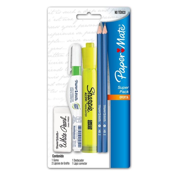 Pack Paper Mate Escolar C/GR Caja | Lider