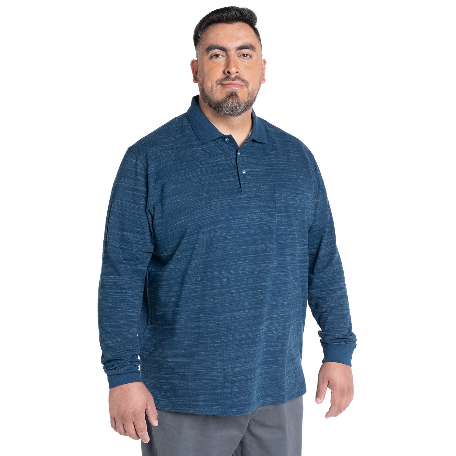 POLERA MANGA LARGA PIQUÉ SLUB | Lider