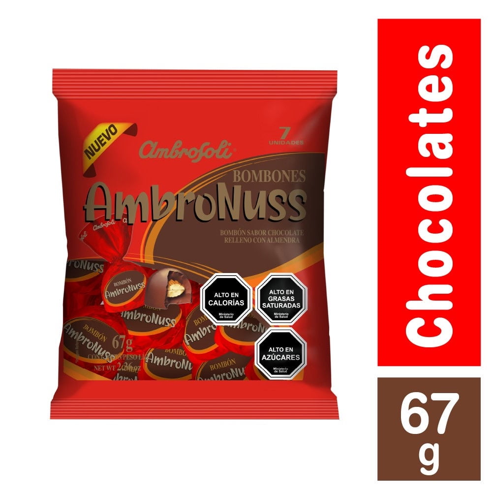 Chocolate Bombón Ambronuss, 67 g | Lider