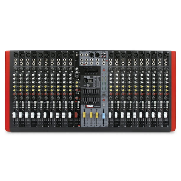 Mixer 20 canales Novik NVK-20M USB | Lider