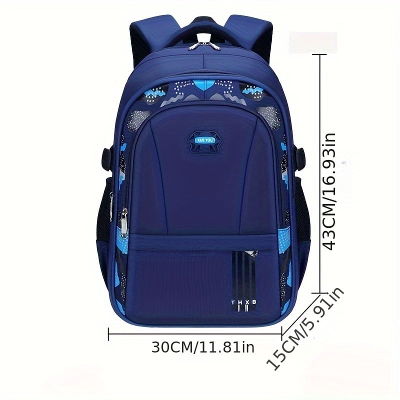 New Elementary School Students Schoolbag Boys 1-3-6 Grades 6-12 Years ...