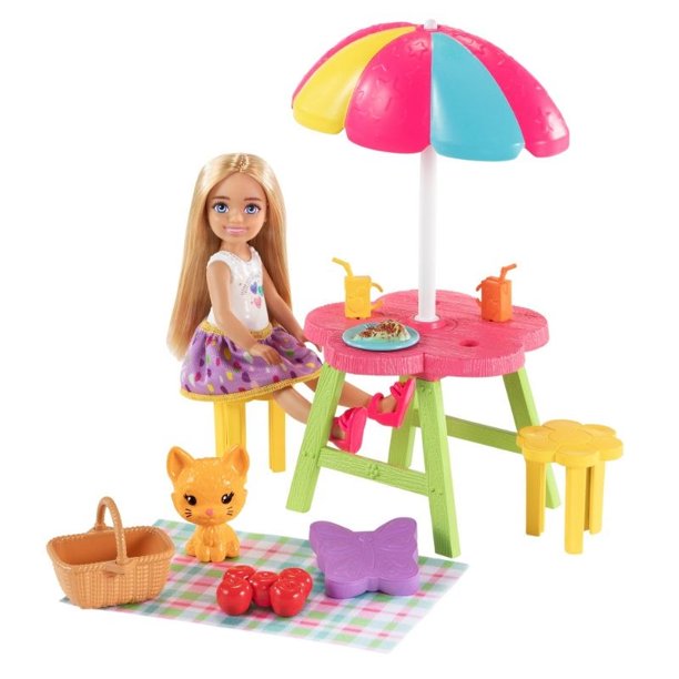 Muñeca Barbie Mundo de Chelsea Set Día de Campo | Lider