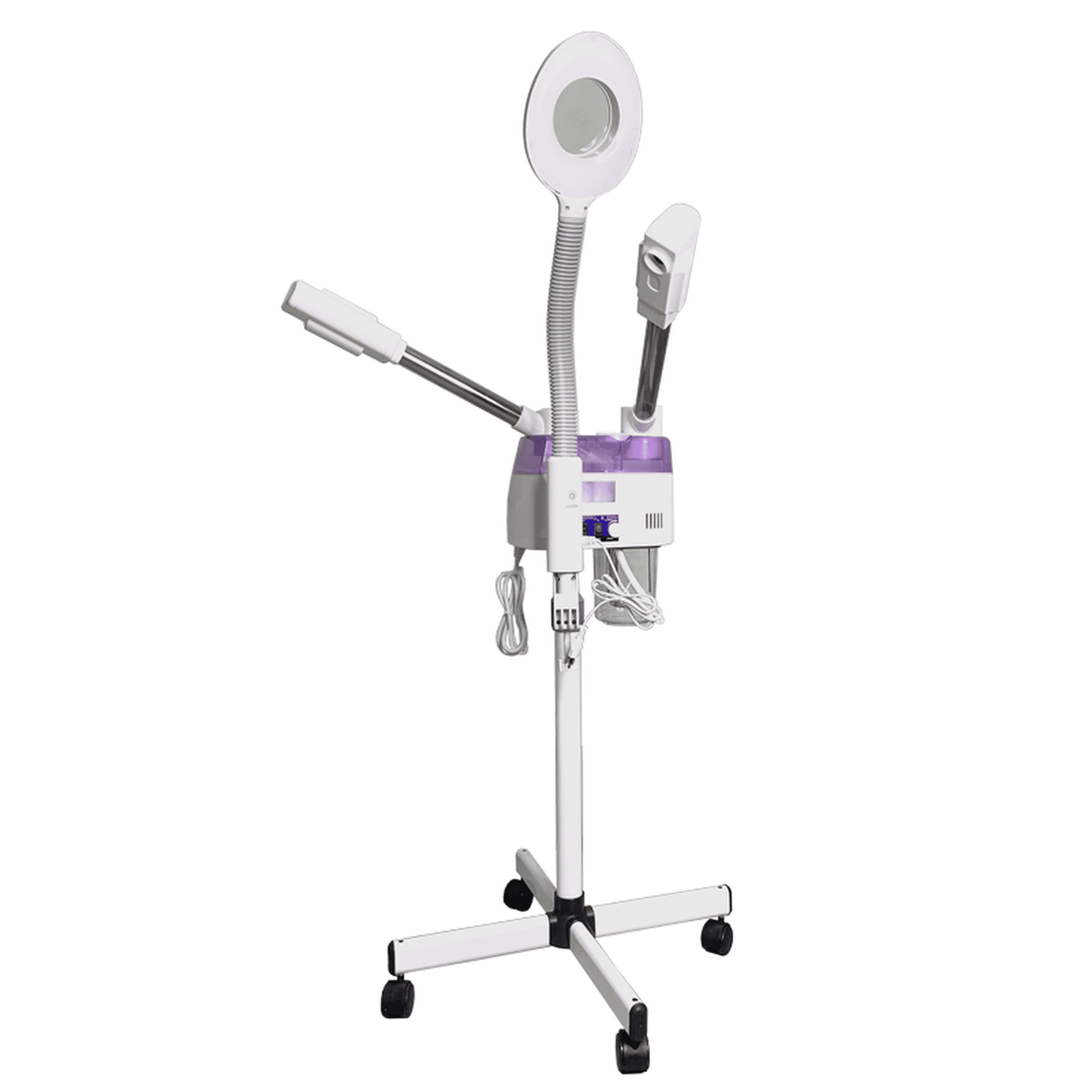 vaporizador ozono con pedestal frio y calor su lupa con luz | Lider