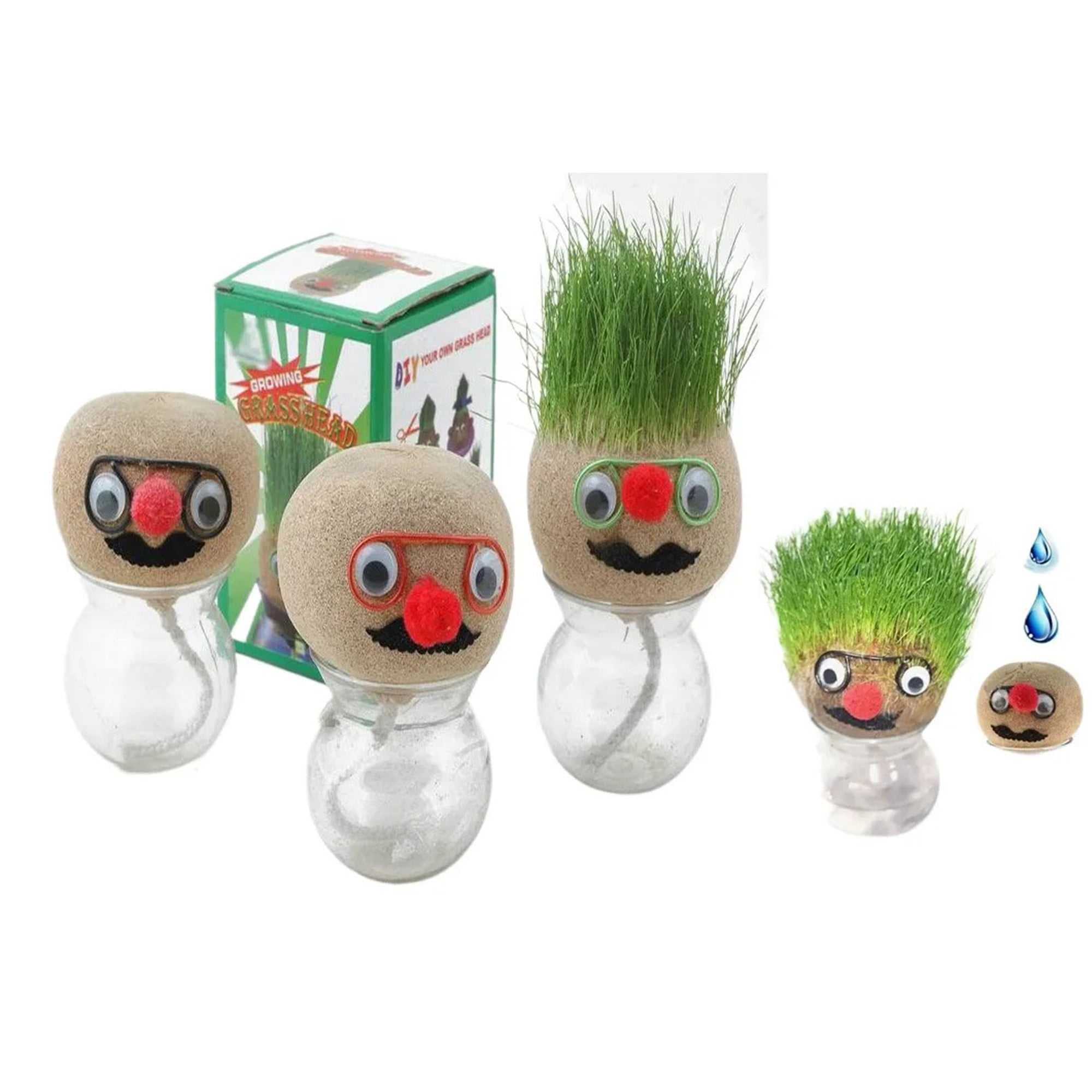 Pack De 5 Muñeco Cabeza De Pasto / Sorpresa Cumpleaños | Lider
