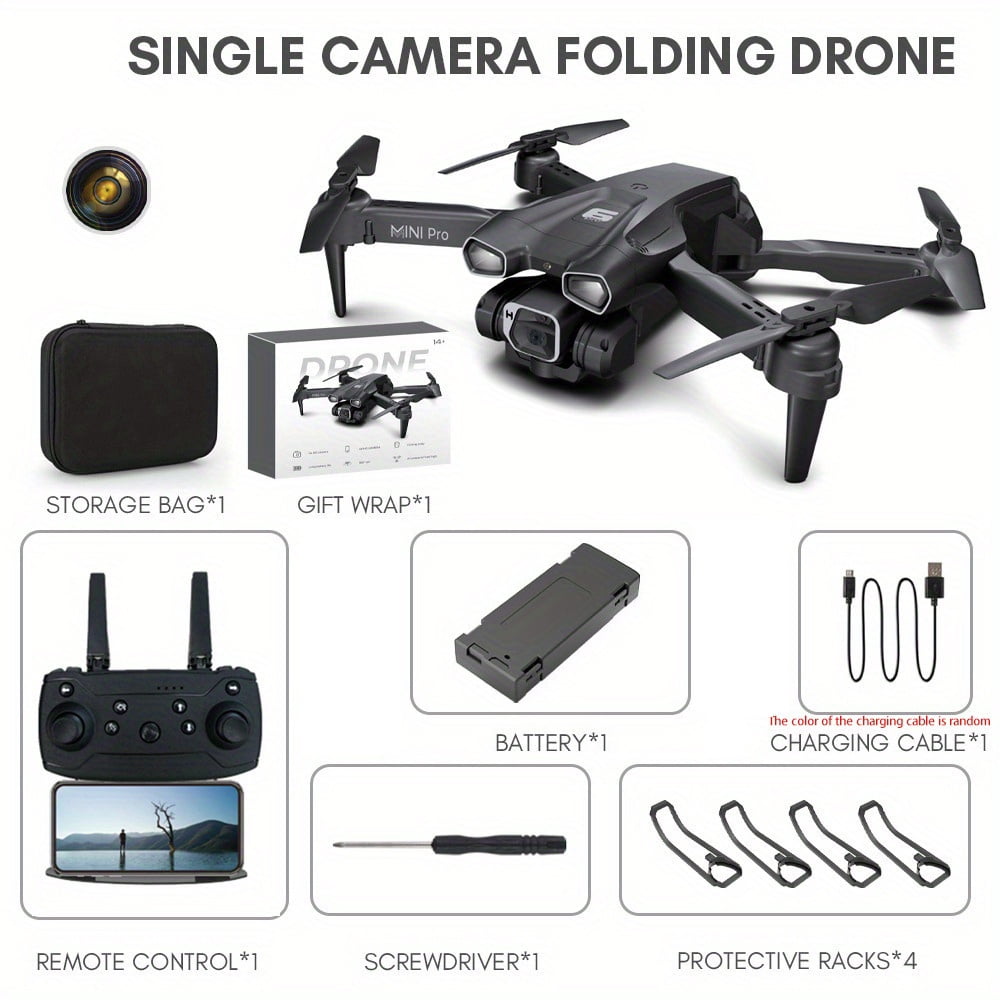 New Mini H66 RC Drone WIFI With Dual Camera Foldable Mini Quadcopter ...