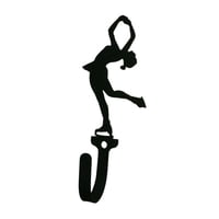 Village Wrought Iron - Gancho De Pared Ardilla Listada