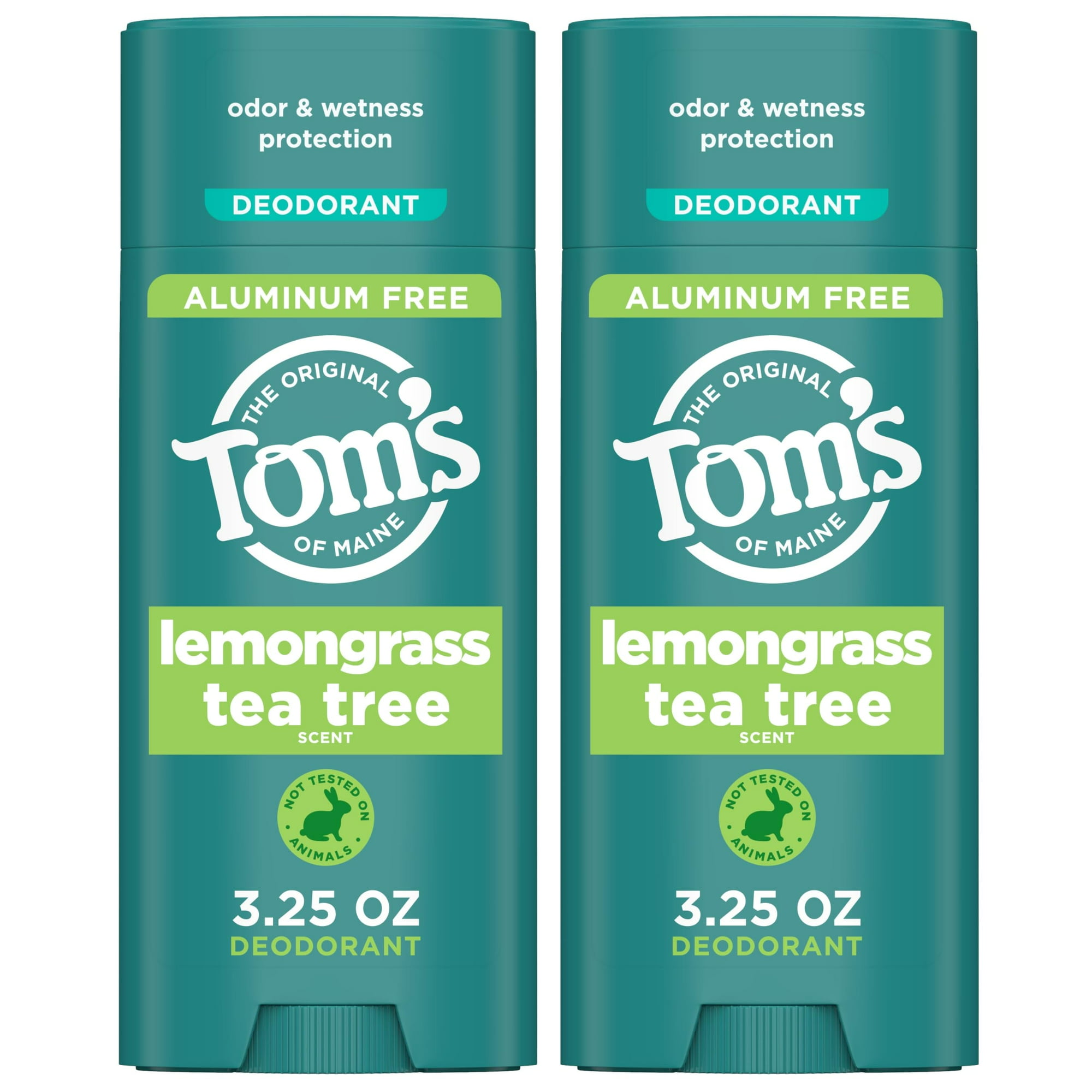 Desodorante Tom's of Maine Lemongrass Tea Tree 95 ml (paquete de 2) | Lider
