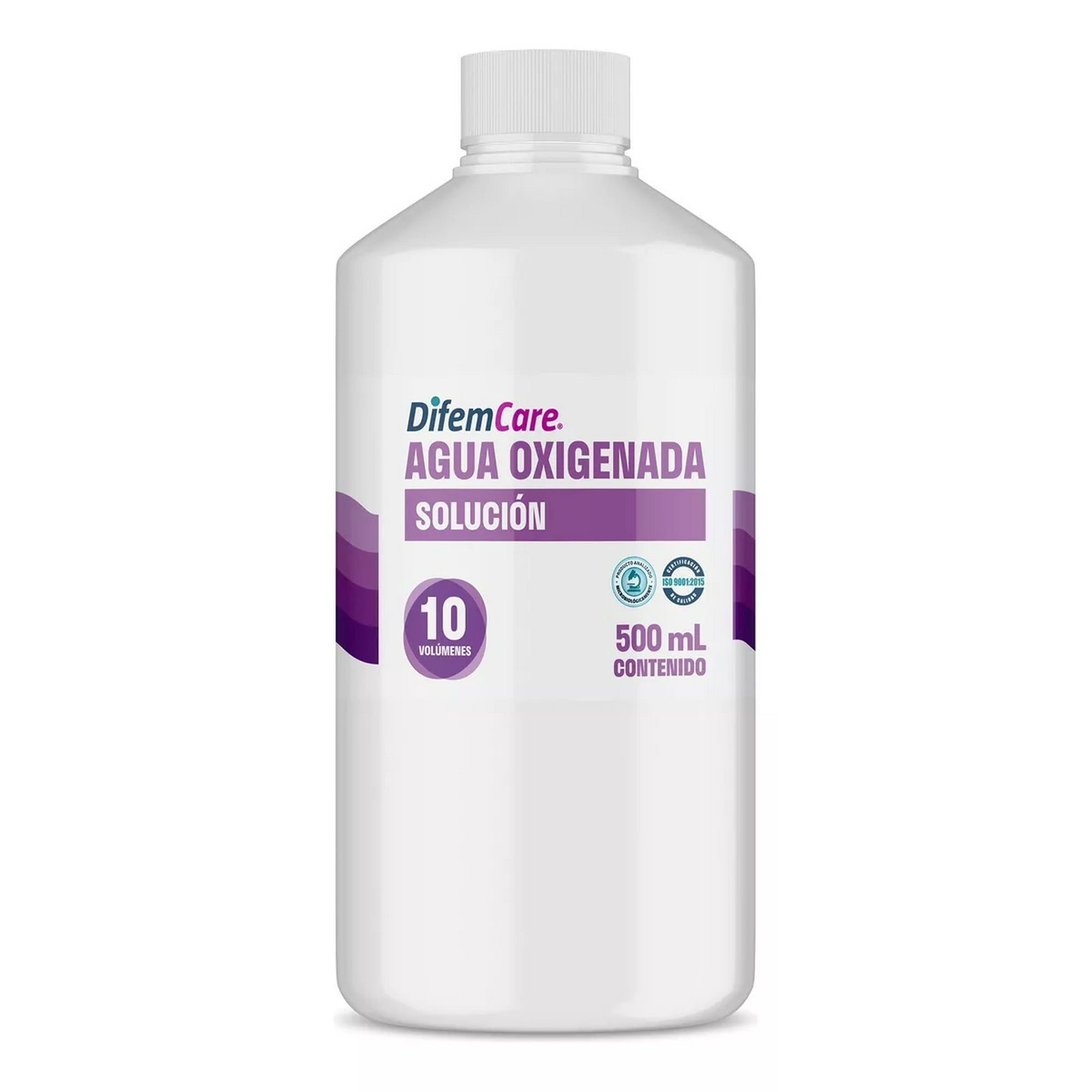 Agua Oxigenada Solución 10 Volúmenes 500 Ml Difemcare | Lider