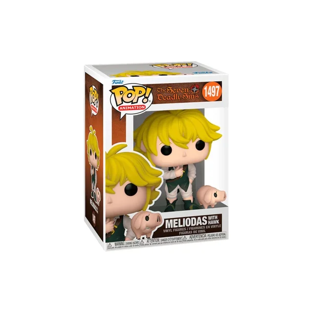 Funko Pop Seven Deadly Sins - Meliodas y Hawk 1497 | Lider