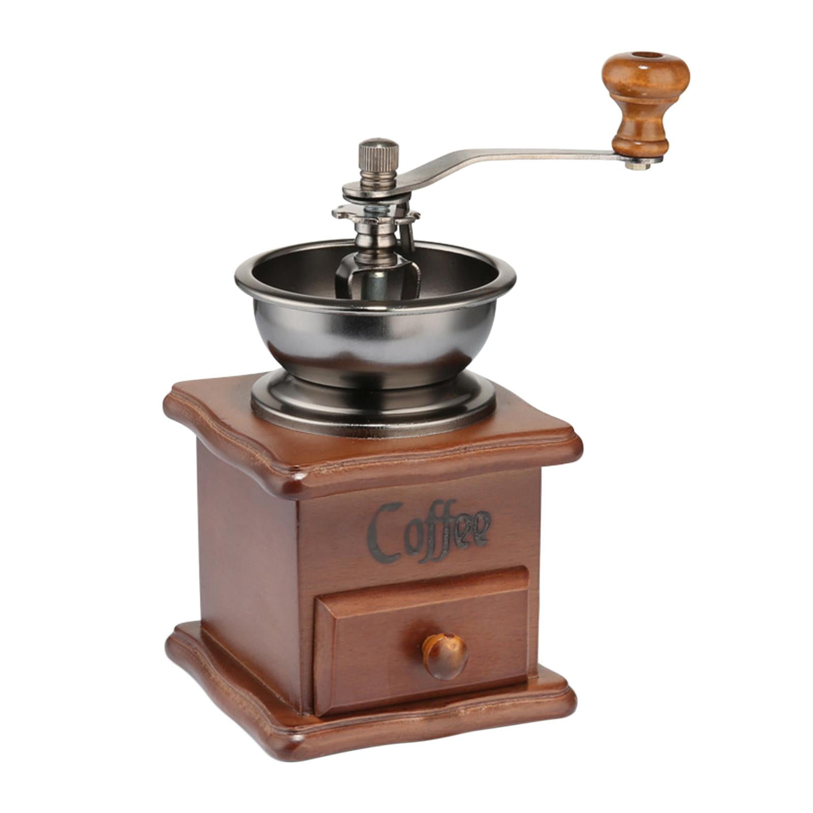 Molinillo De Café Clásico De Estilo Vintage Con Manivela Y Cajón | Lider