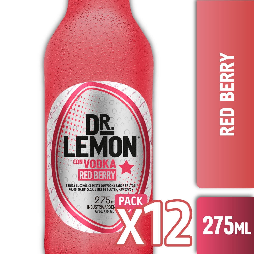 DR LEMON RED BERRY 12 Botellas x 275 CC | Lider