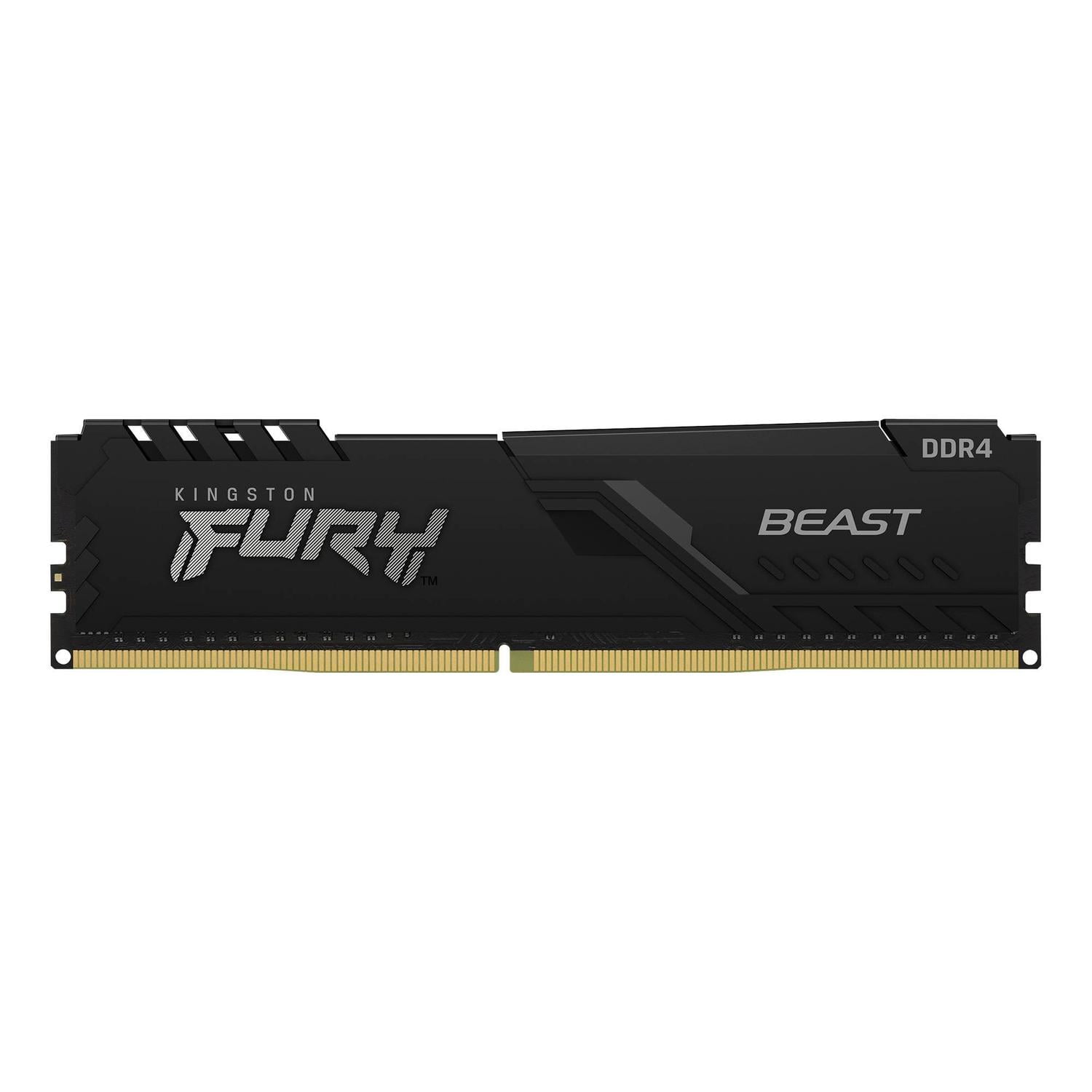 Memoria RAM DDR4 2666MHz 8GB Kingston Fury Beast Black DIMM negro Talla única | Lider