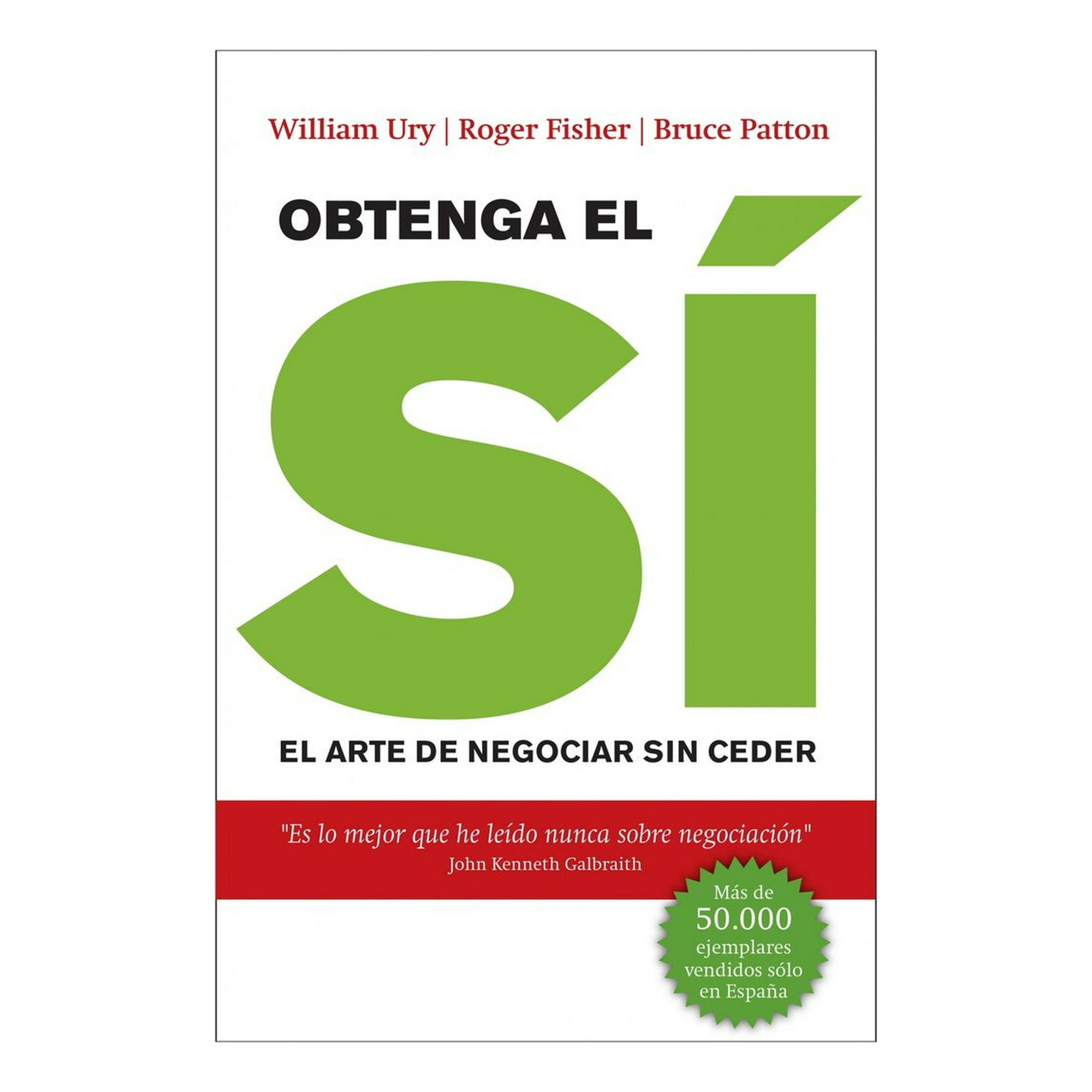 Libro Obtenga El Sí­ - William Ury Roger Fisher Bruce Patton | Lider