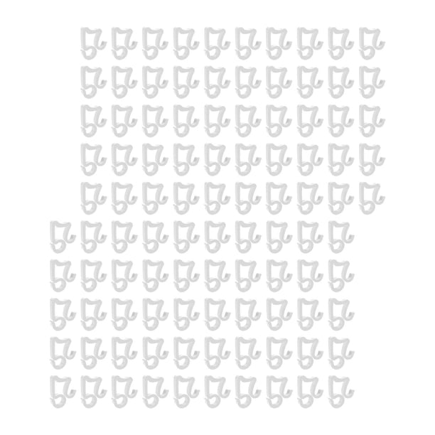 100 Clips Para Luces Navideñas, Fáciles De Instalar, Para Decoración De ...