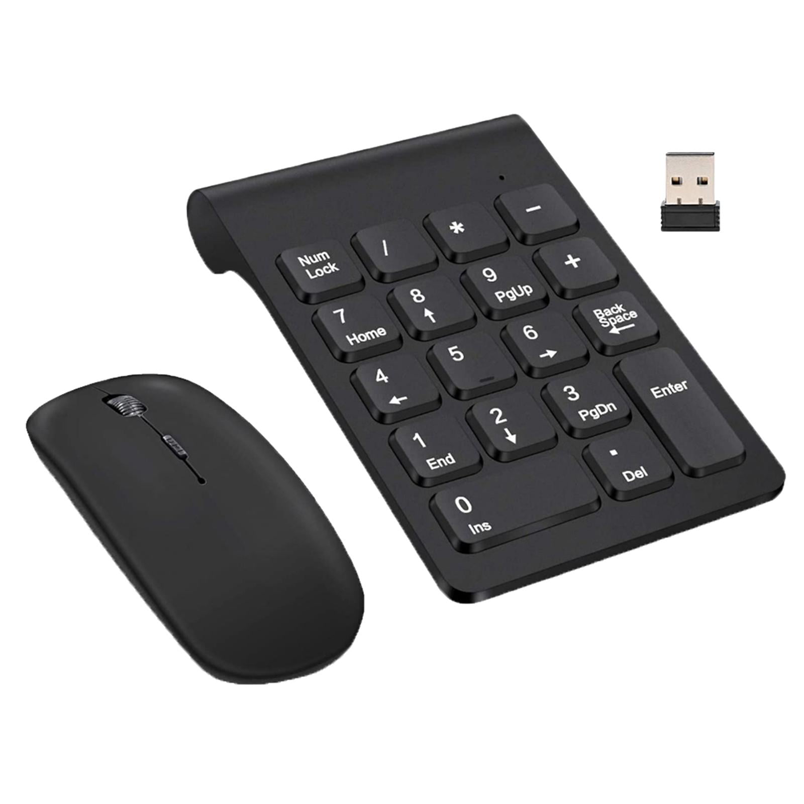 Teclado Numérico Inalámbrico 2.4G, Extensión con Ratón para Laptop y ...