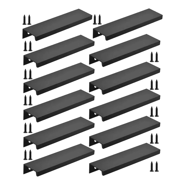 "Tiradores Manilla Negro, Belug Tirador Mueble Puerta 15cm 12 Unid ...