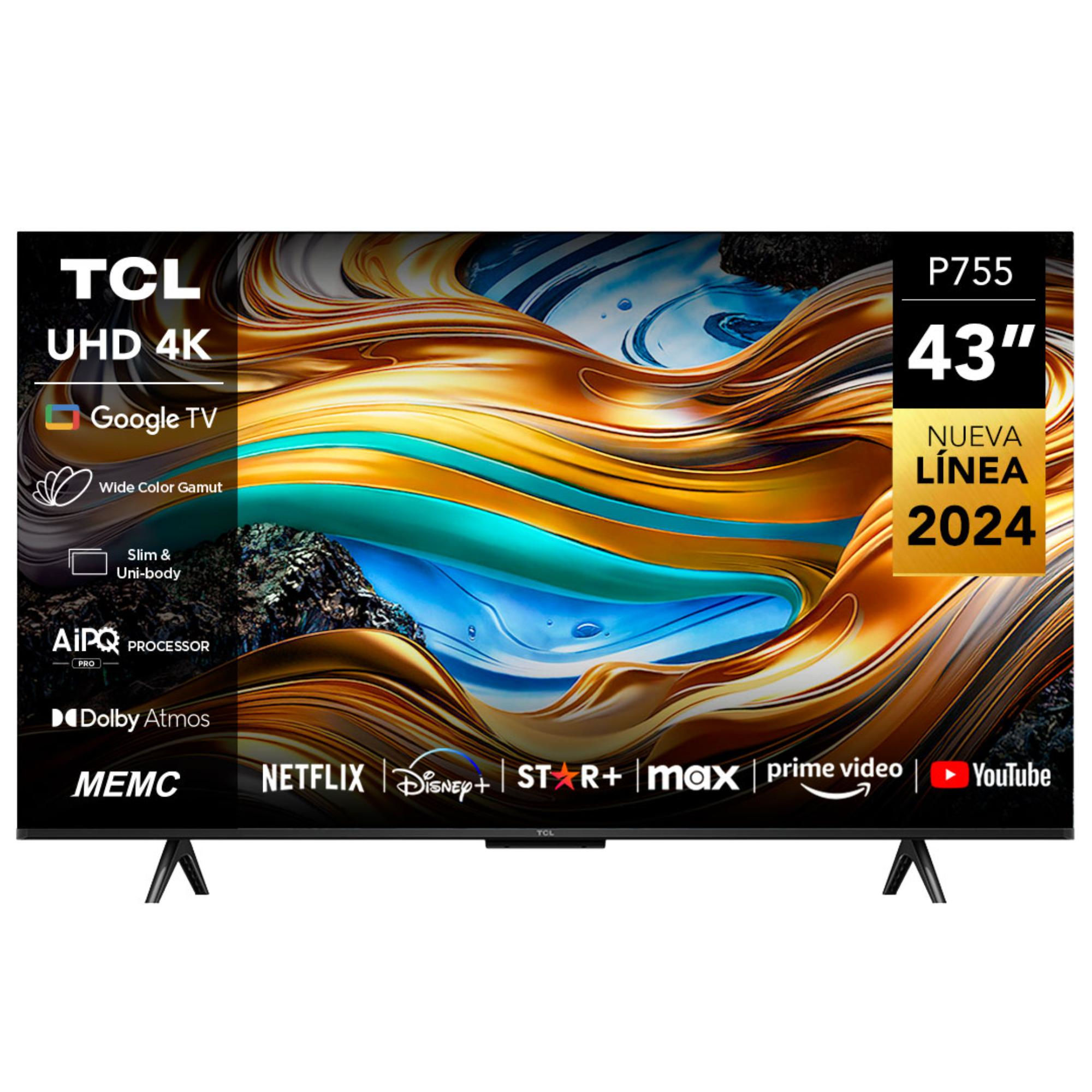 Tcl - Televisor 43"" Led 4K Uhd 43P755 Smart Tv