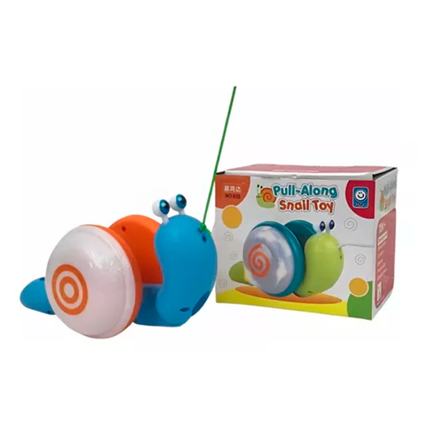 Caracol Pull-along Snail Toy Juguete Luces Sonido | Lider