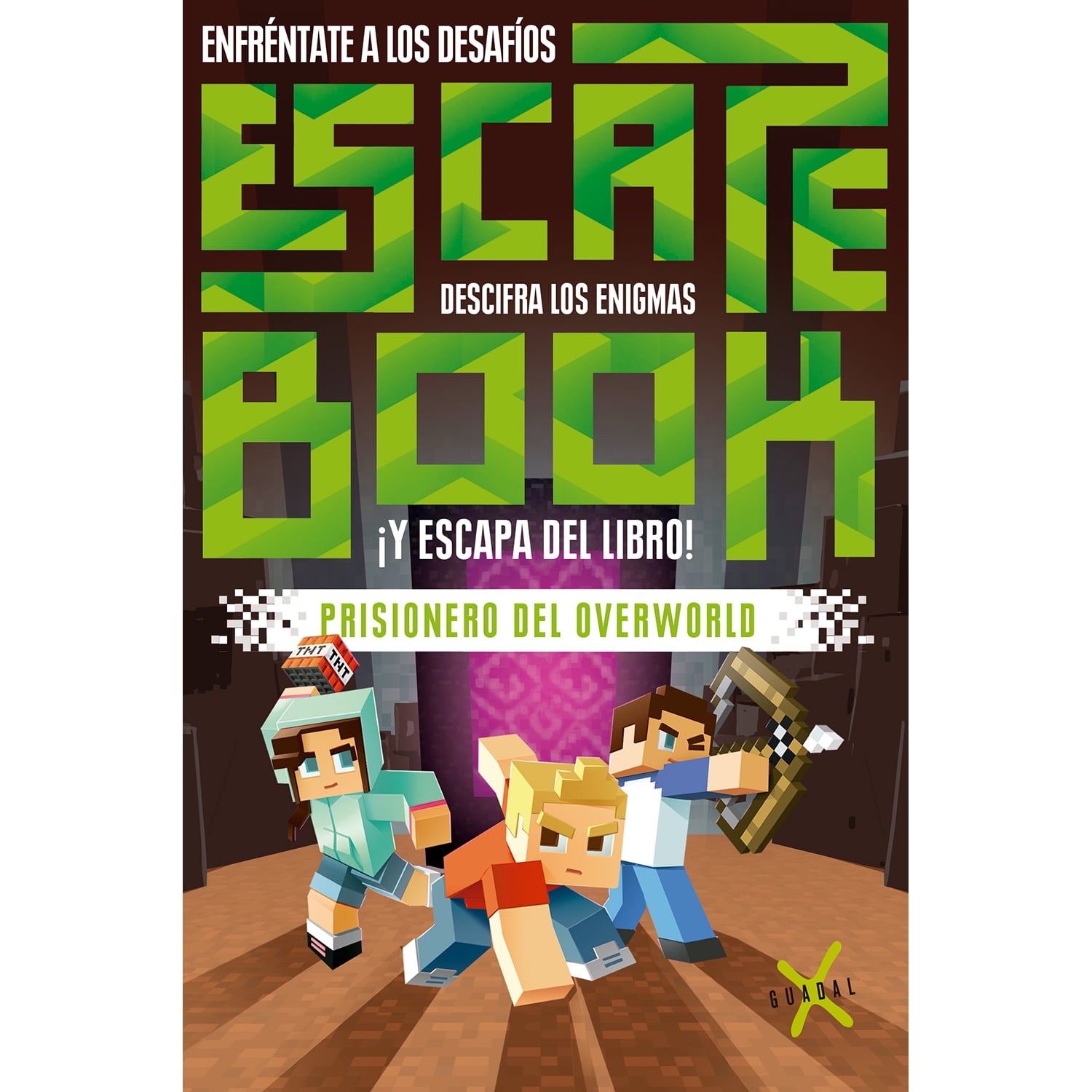 Libro Escape Book:Prisioneros Del Overworld | Lider