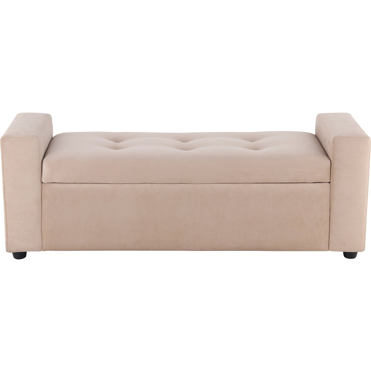 Banqueta Baul Lawin 2c Felpa 30 Beige | Lider