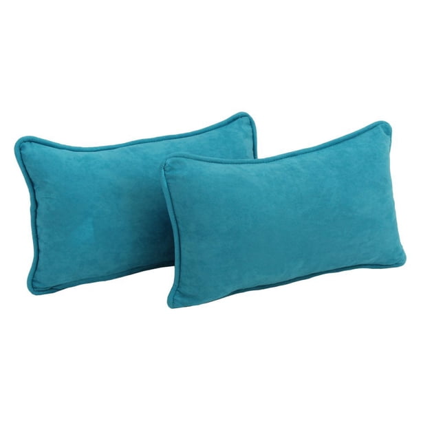 Almohadas Blazing Needles de microgamuza sólida con cordones (juego de ...