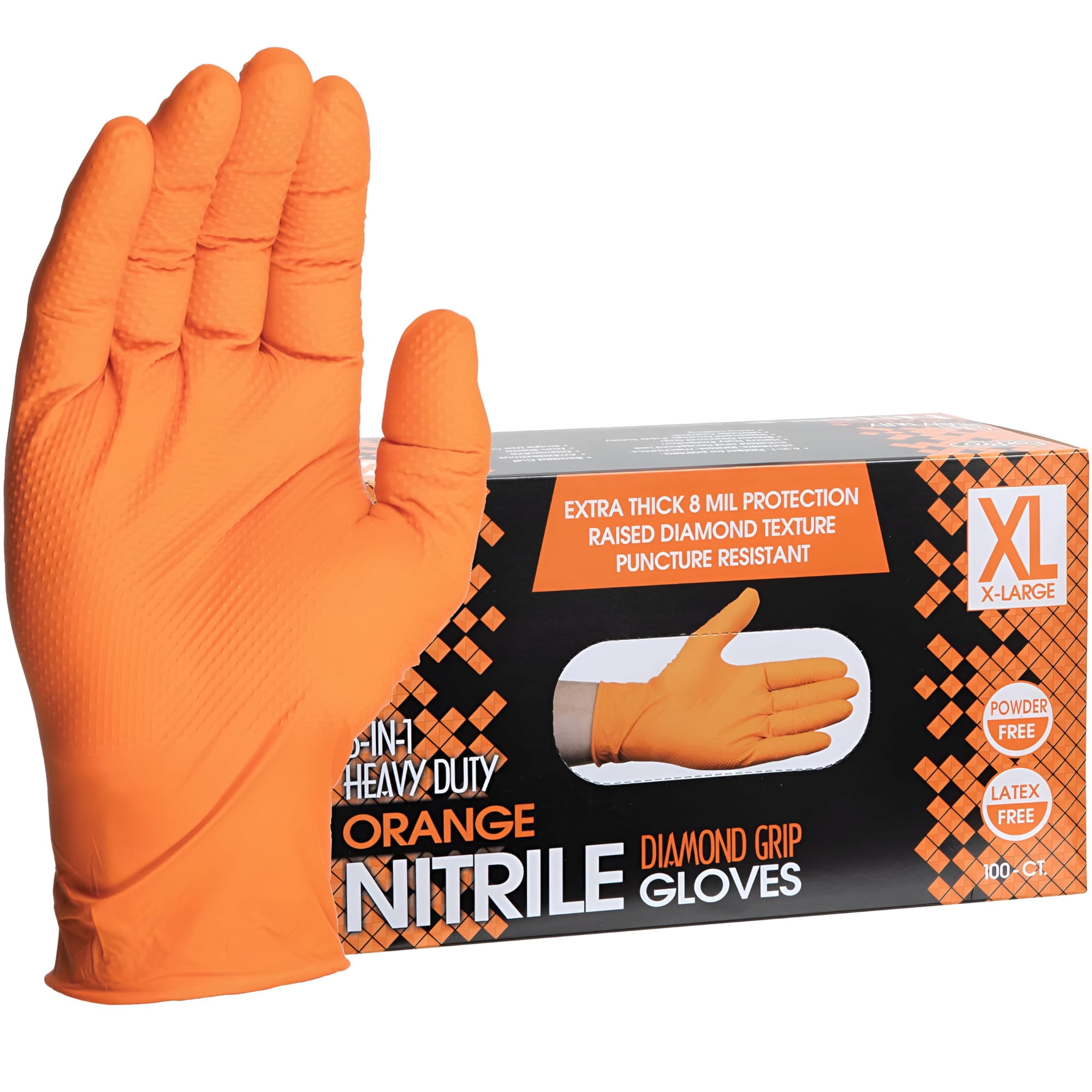 Guantes desechables de nitrilo ForPro Professional, XL, 100 unidades ...