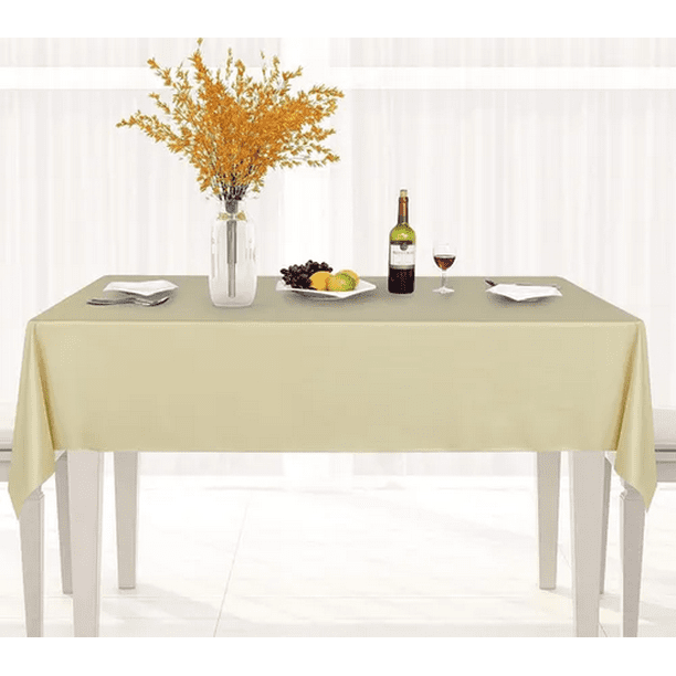 Mantel rectangular diseños 140x220 verde claro | Lider
