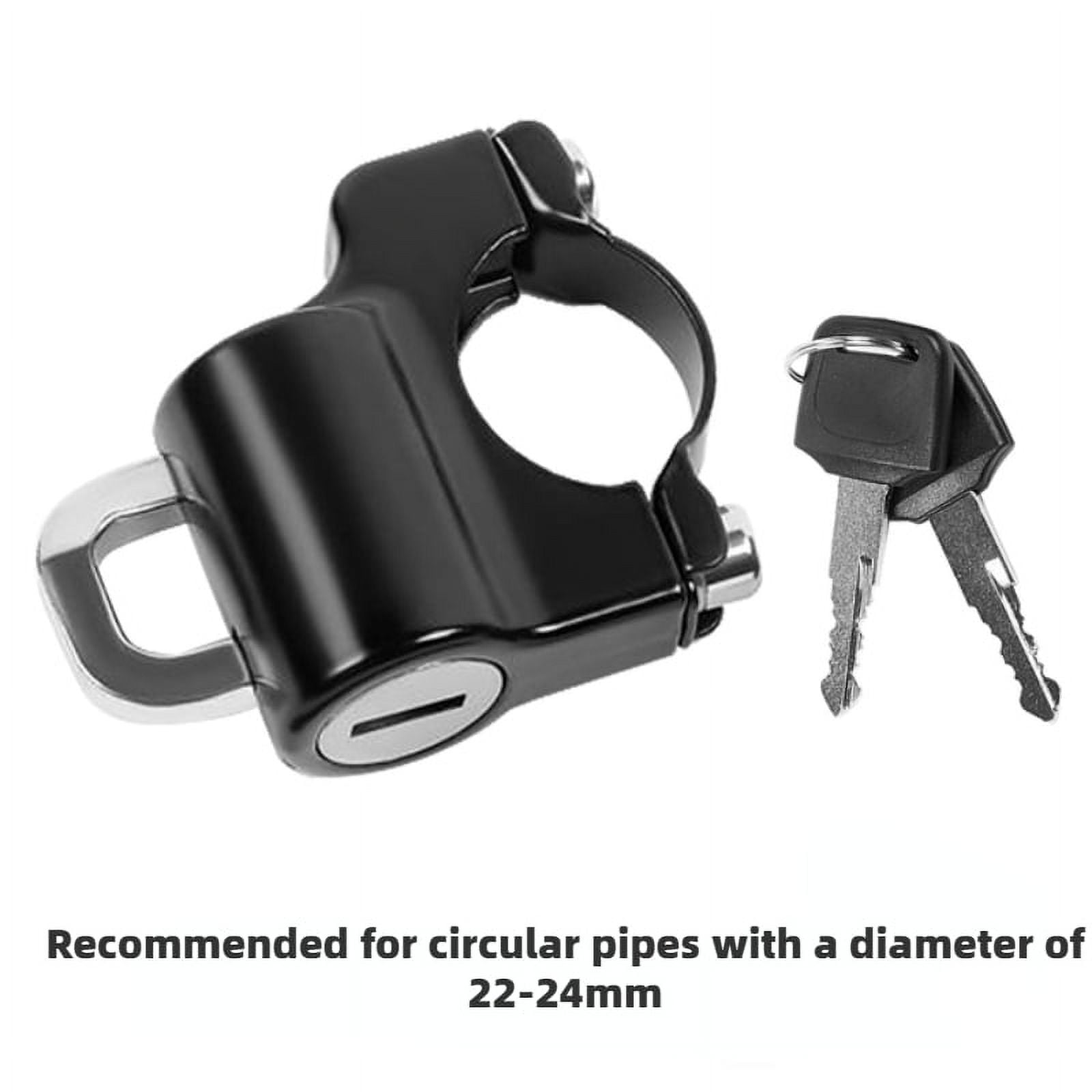 Metal Motorcycle Helmet Lock Universal Anti-Theft Fixed Lock Multi ...