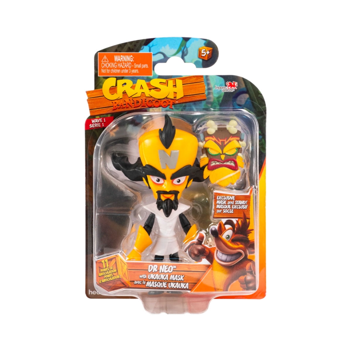 Crash Bandicoot - Dr Neo Con Mascara Uka Uka - Figura | Lider