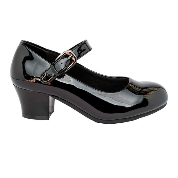 Zapato Infantil Cueca Sara Negro Charol Alquimia | Lider