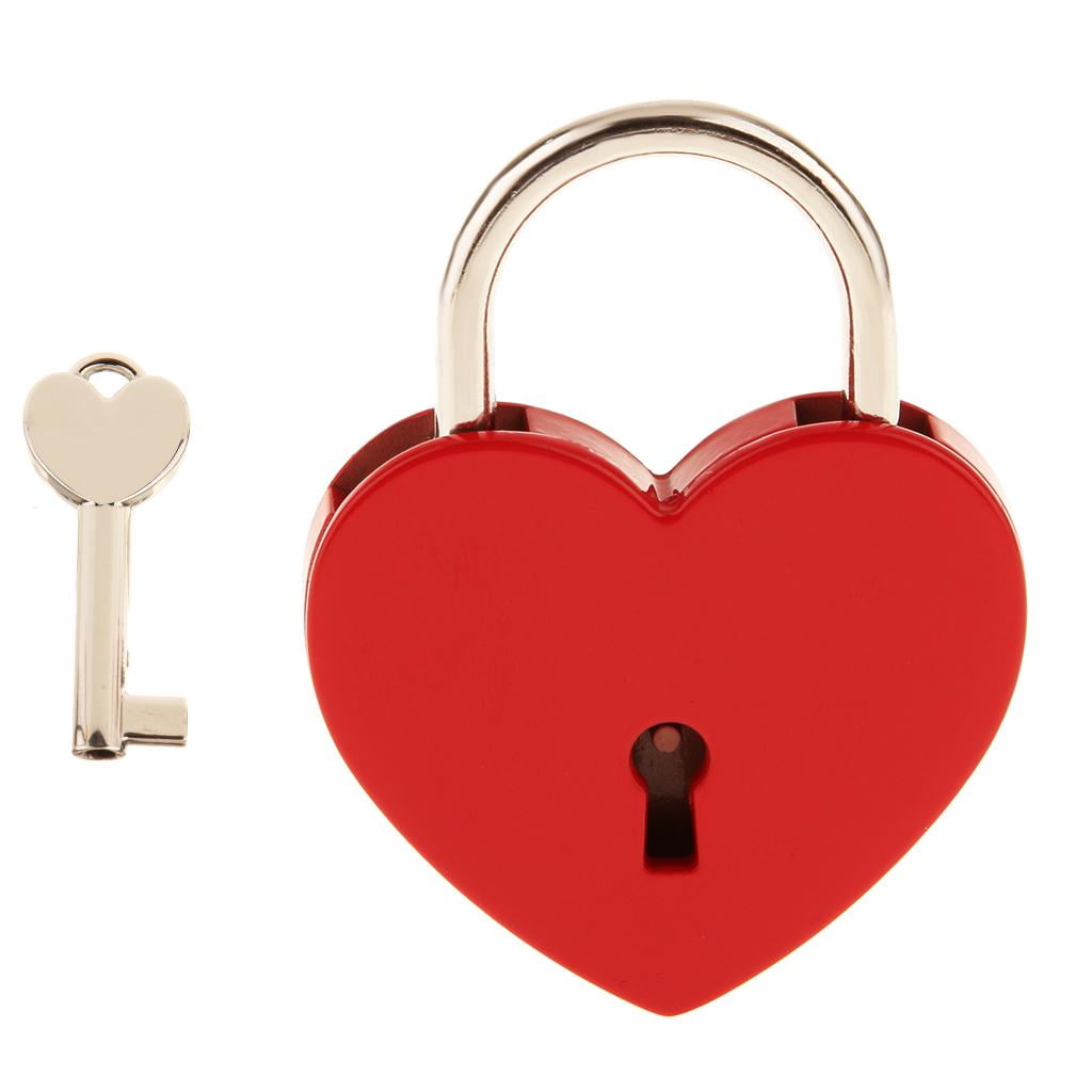 Juego De Candado Vintage Personalizado En Forma De Corazón Con ...