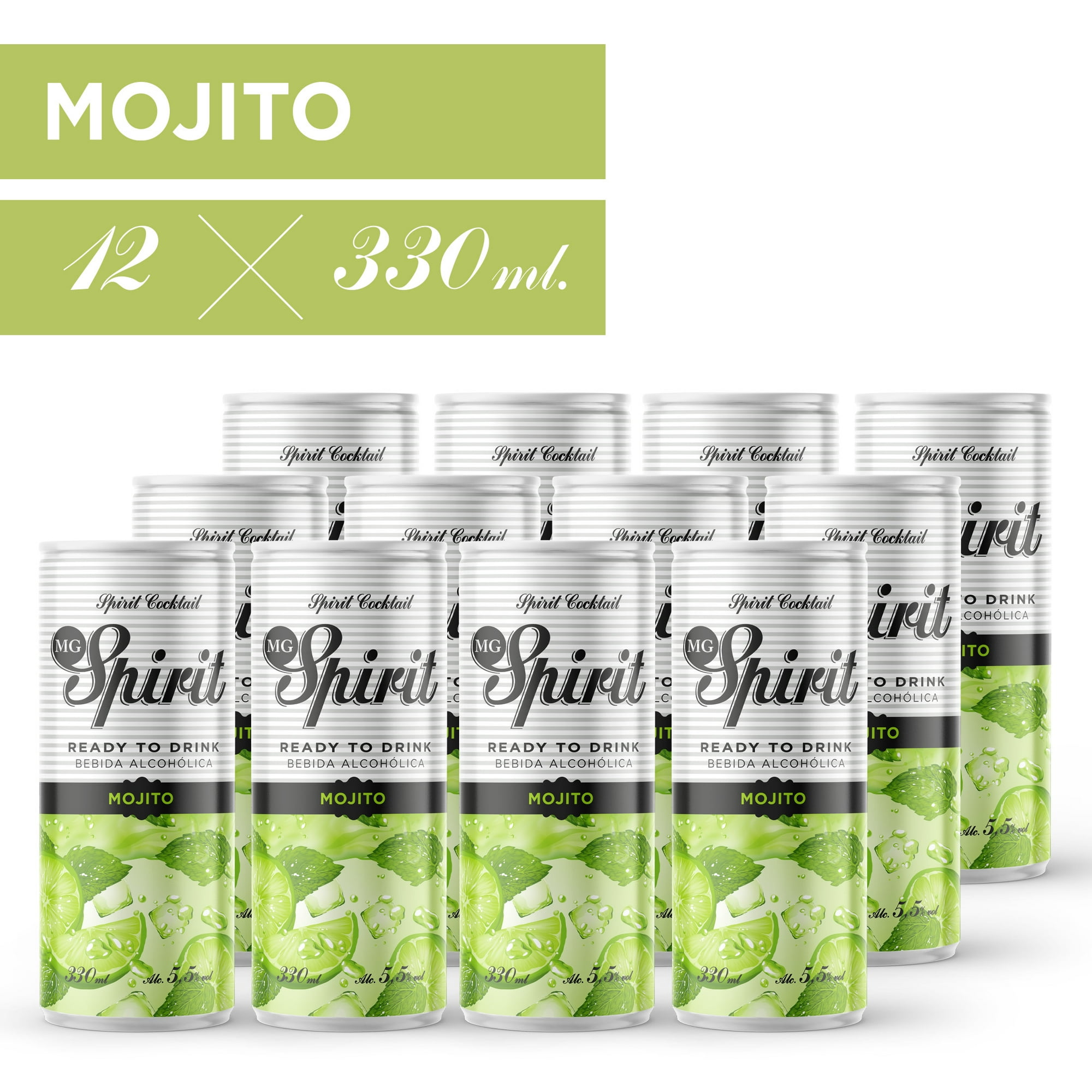Pack MG Spirit Mojito Lata 12 x 330cc | Lider