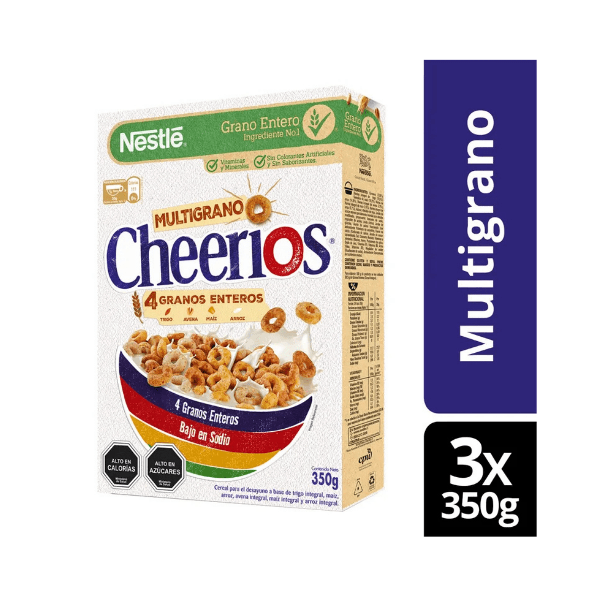 Pack x3 cereal Cheerios® multigrano 350g | Lider