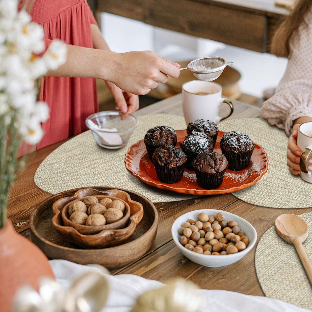 Set 4 Individuales Luxe White Sand Stone | Lider