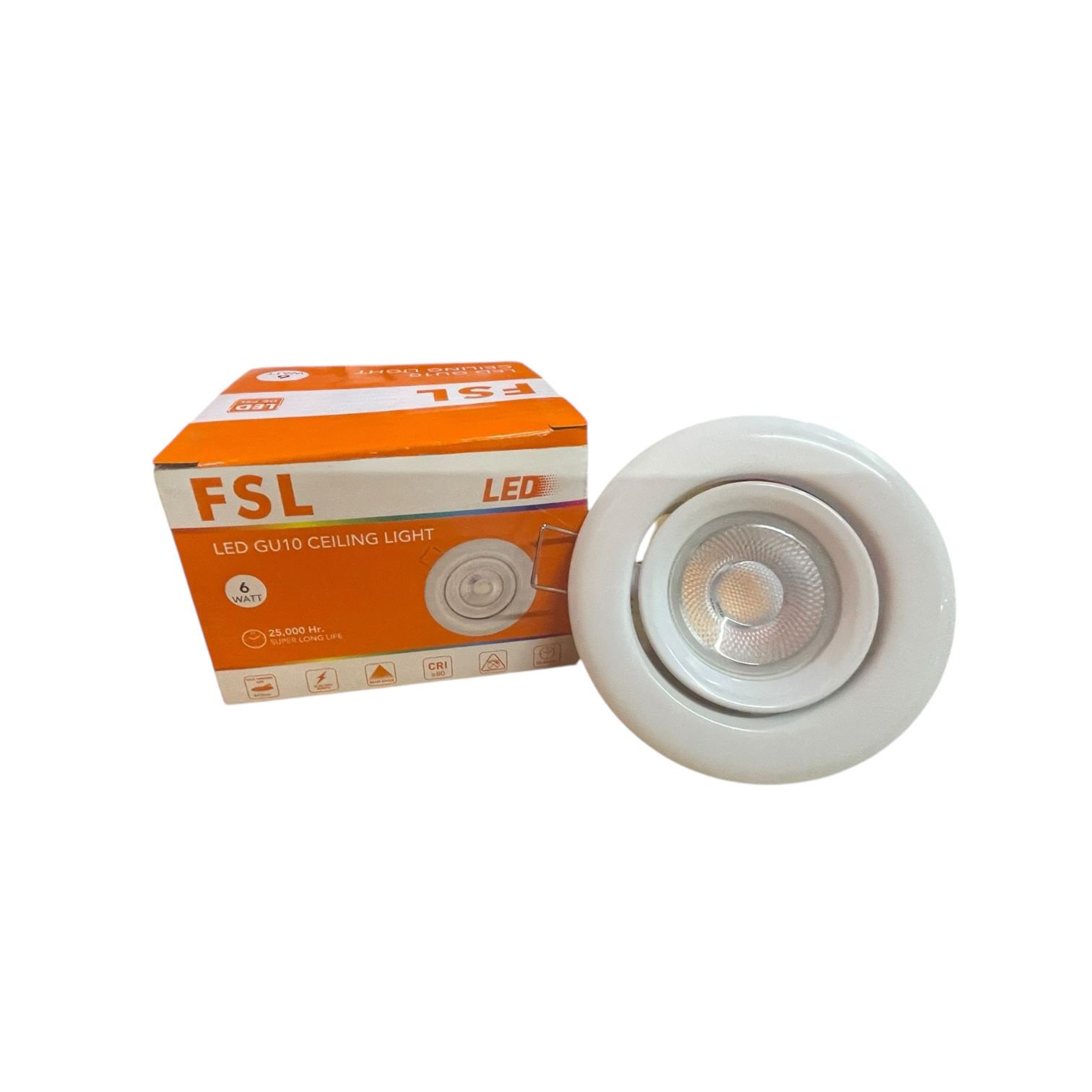 Foco Spot Led GU10 Embutido 6W ( Luz Calida ) | Lider
