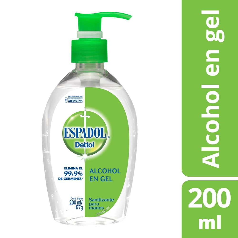 Alcohol Gel 200ml - Dettol | Lider