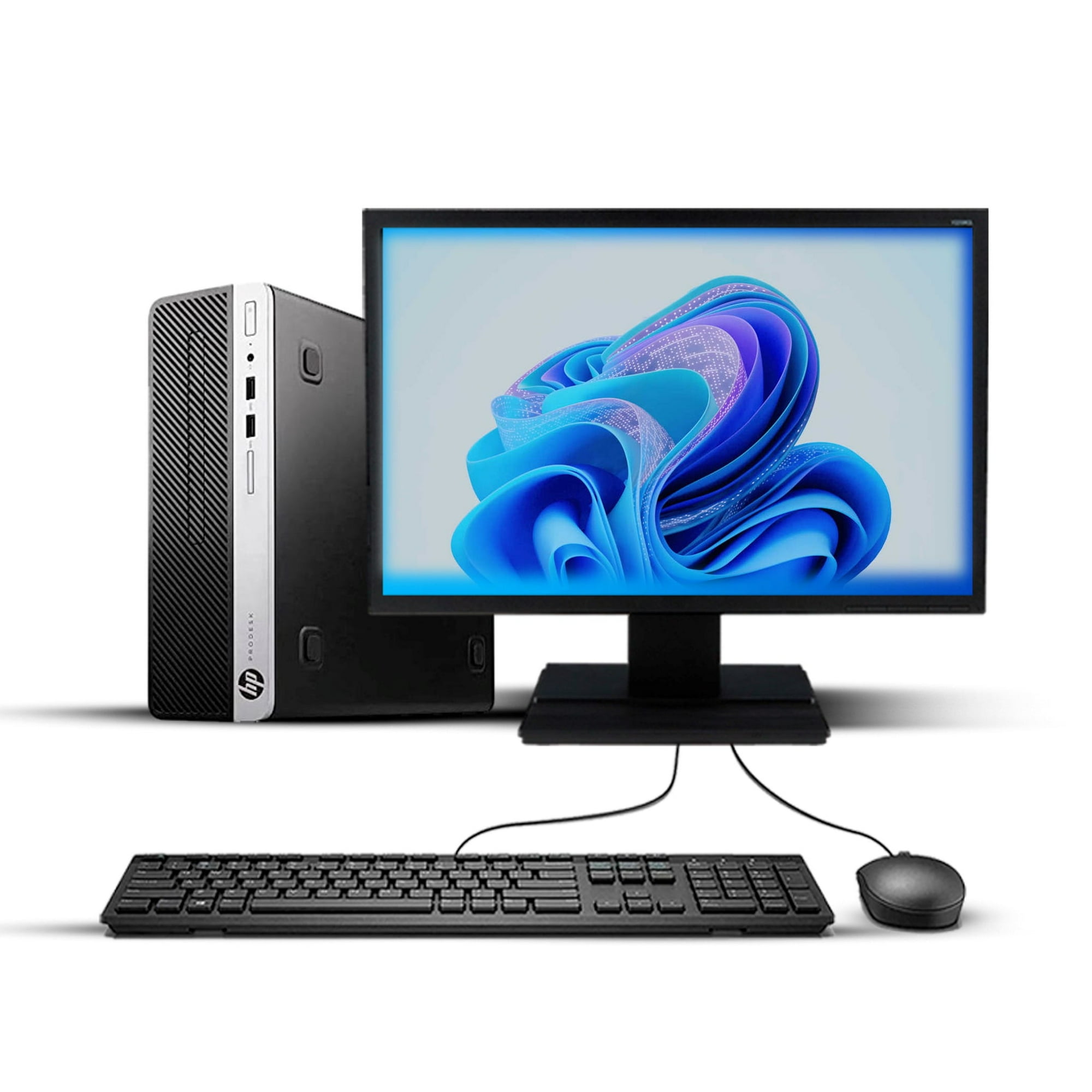 KIT MONITOR + PC HP PRODESK 400 G4 SFF (i5-7ma 8GB 500GB) + Teclado ...