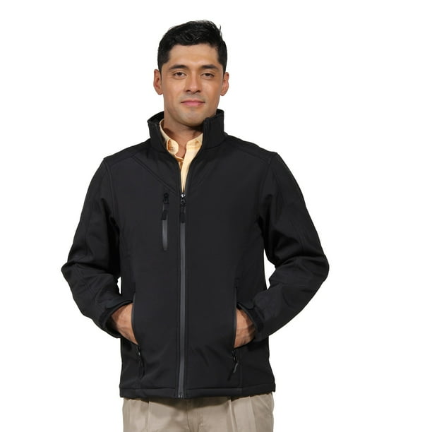 Chaqueta Softshell Hombre Negra | Lider