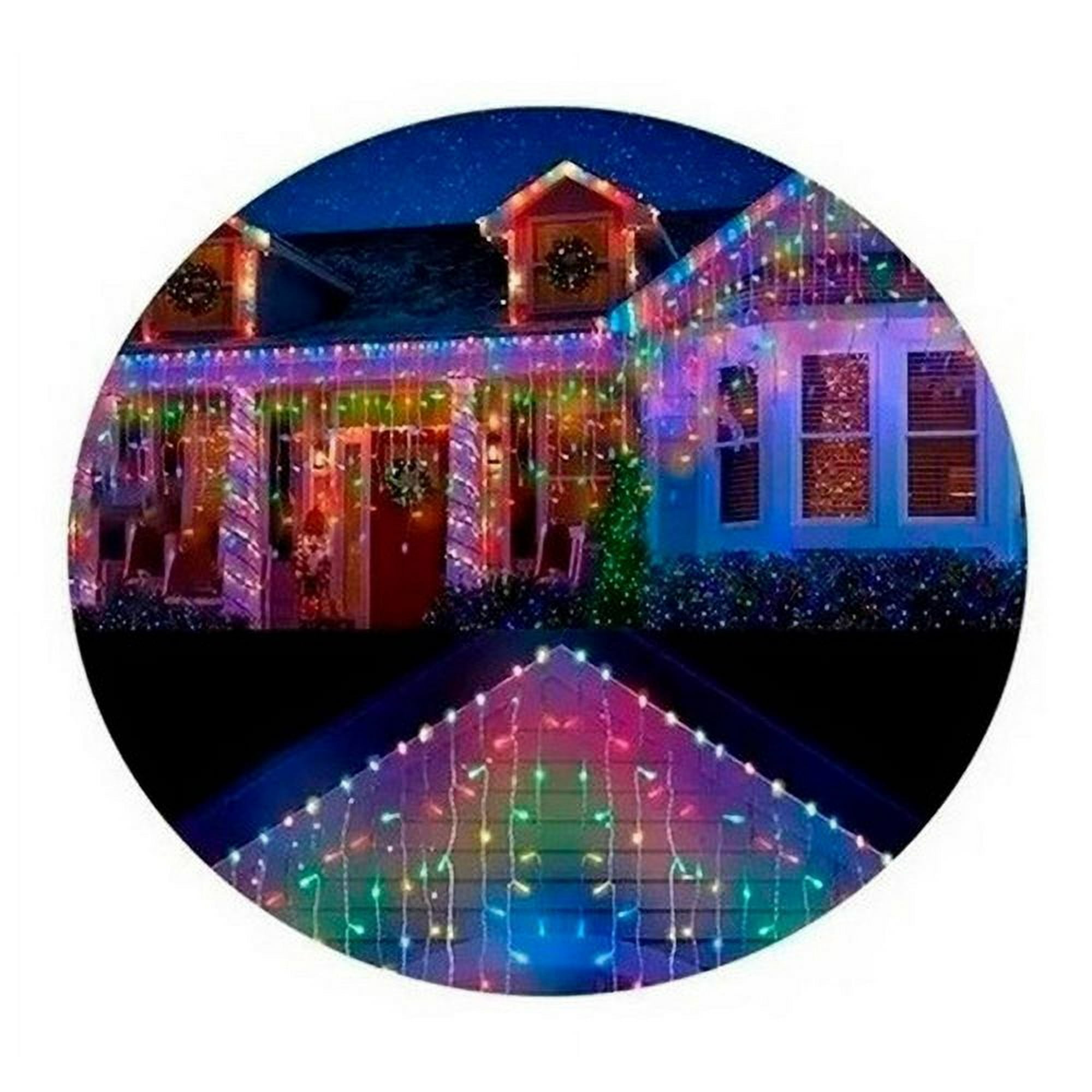 Cascada Luces De Navidad Decorar 160 Led Led Rgb | Lider