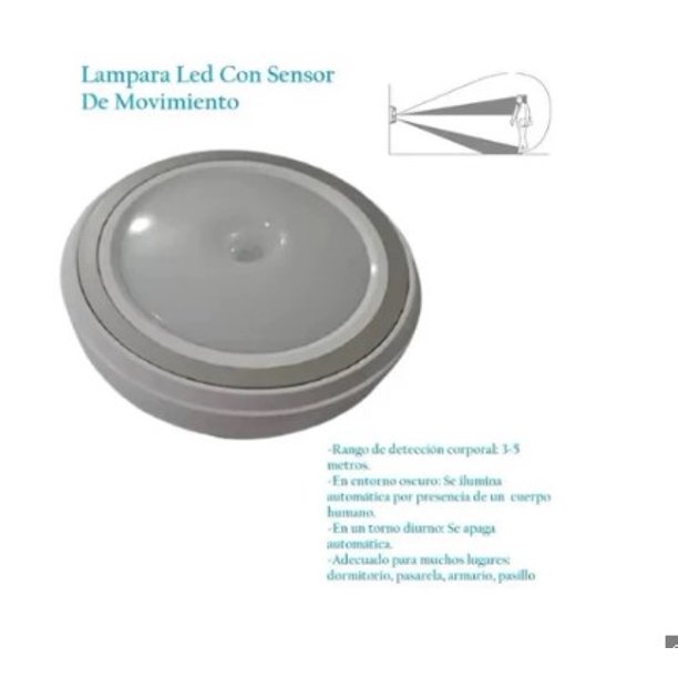 Foco LedSensor Movimiento Luz Seguridad Detector Inteligente | Lider