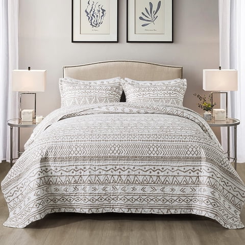Juego De Cubrecama Acolchado Reversible Newlake, Suave,